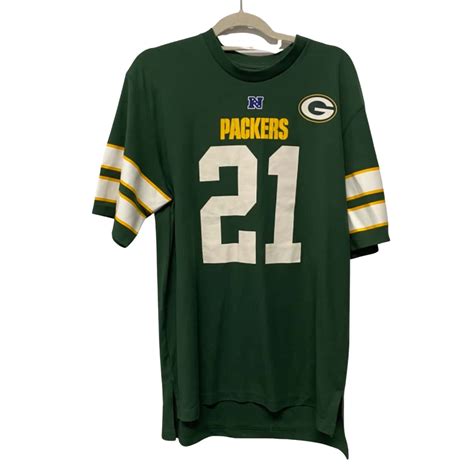 Green Bay Packers Jersey Mens Green White Yellow S
