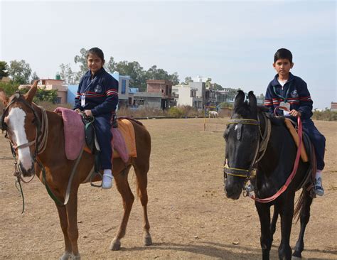 Students Of Gis Have Horse Riding Activity These Days Gurukul