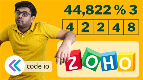 Zoho Coding Question Form A Number Divisible By 3 Using Array Digits Code Io Tamil Youtube