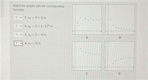 Solved Match The Graphs With The Corresponding