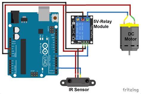 Arduino Motor Control Using Relay Circuit Diagram Diy Relay