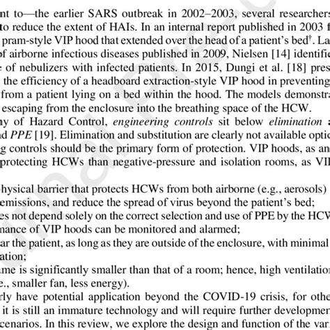 A Schematic Comparison Of Ppe Dilution Ventilation And Lev As Download Scientific Diagram