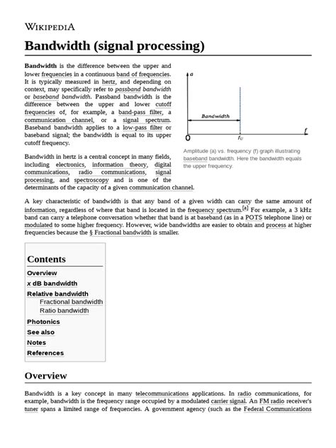 bandwidth signal processing pdf bandwidth signal processing