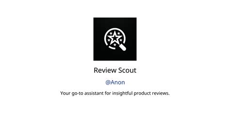 Review Scout Gpts Features And Functions Examples And Prompts Gpt Store