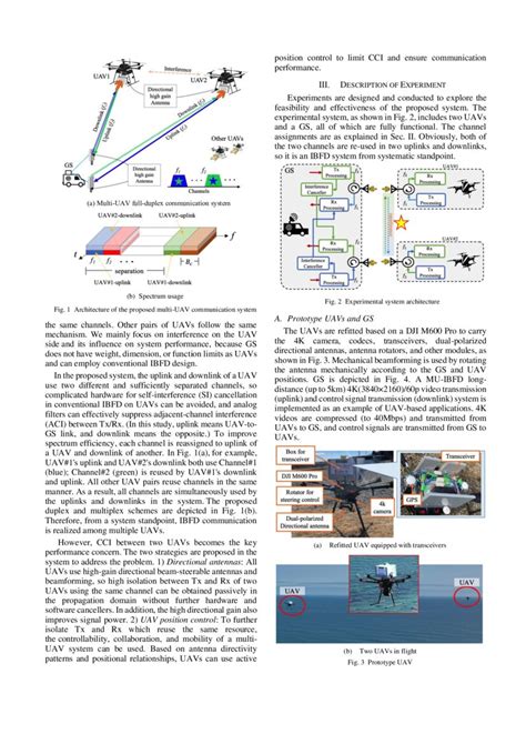 experiment of multi uav full duplex system equipped with directional