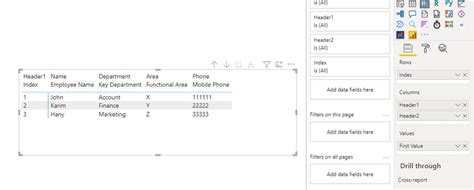 Solved Double Headers In Table In Power Bi Microsoft Fabric Community