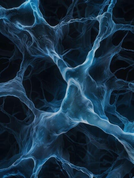 Abstract Neural Network Connections Premium Ai Generated Image