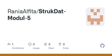 GitHub RaniaAlfita StrukDat Modul 5