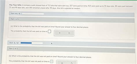 Solved Pay Your Bills A Company Audit Showed That Of Chegg Com
