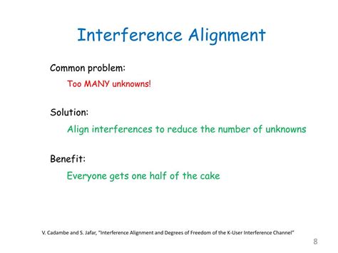 Ppt Network Alignment Treating Networks As Wireless Interference