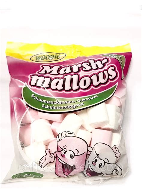 Купить Маршмеллоу Woogle Marsh-mallows Pink&white 200 г, цена 65 ...
