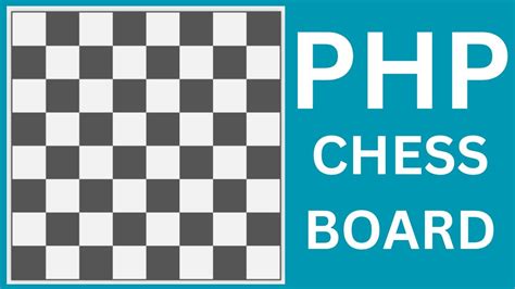 Php Tutorial How To Draw Chess Board In Php With Source Code Youtube