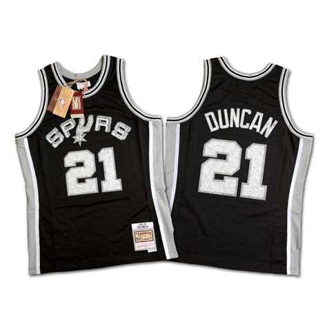 Mitchell And Ness Nba 聖安東尼奧馬刺隊 Tim Duncan 75週年 Swingman 球衣 蝦皮購物