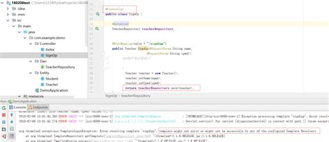 关于解决错误Error resolving template template might not exist or