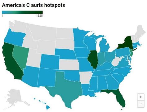 Interactive Map Reveals Americas Candida Auris Hotspots Daily Mail Online