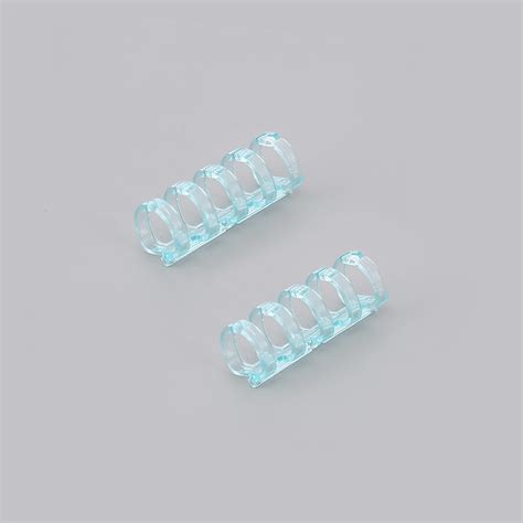File Binding Kit Hinged Binding Rings Crystal Blue Moshimoshi Uk