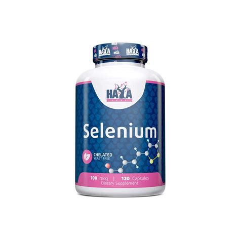 Haya Labs Selen Antioxidant Selenium 120 Caps Health And Immune
