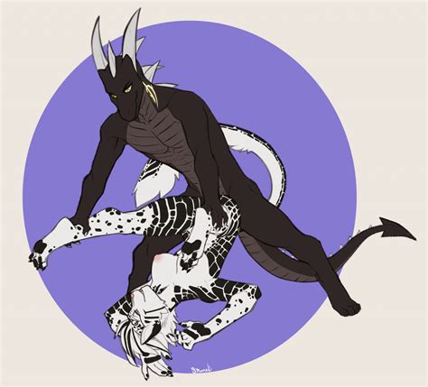 Rule 34 Alicia Northwynd Anthro Black Body Black Scales Breasts