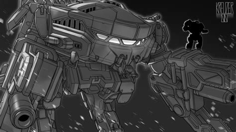Atlas And King Crab Battletech Drawn By Kreuzer 00 Danbooru