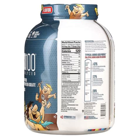 Dymatize Iso100 Hydrolyzed Protein Powder 100 Whey Protein Isolate Cocoa Pebbles Flavor 5
