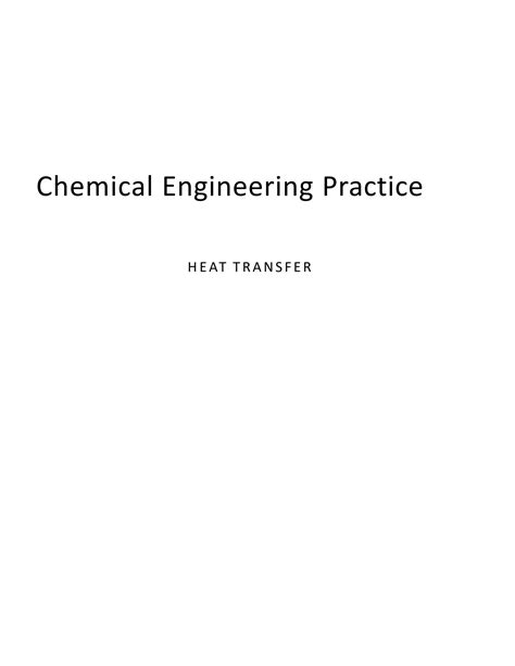 Solution Heat Transfer Dimensionless Numbers Temperature Measurement