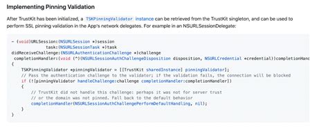 Public Key Info Hash SSL Pinning In Swift Using TrustKit
