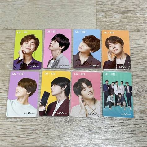 Jual Official Lg X Bts Photocard Collab Phone Rm Namjoon Jin Seokjin