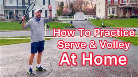 How To Practice Serve And Volley At Home Tennis Footwork And Strategy