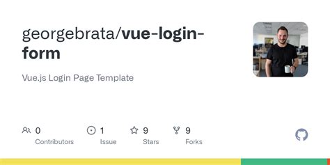 Github Georgebrata Vue Login Form Vue Js Login Page Template