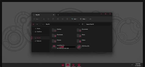 Skinpacktheme For Windowsafter Dark Red V1 Theme For Windows 11