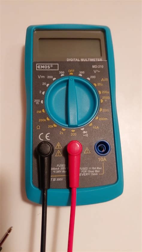 multimeter diode test is in the same spot as continuity r