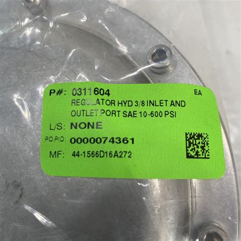 Tescom 3 8 Pneumatic Pressure Regulator 6000 600 Psi Stainless 44 1566d16a272