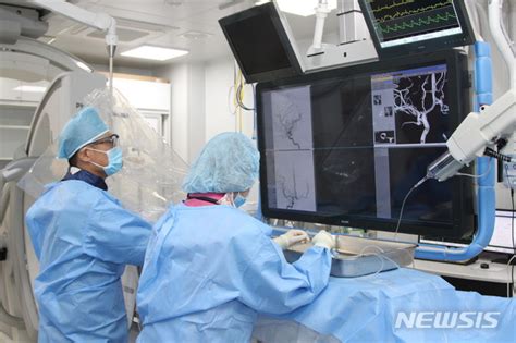 구미차병원 파이프라인 스텐트 이용 뇌동맥류 치료 성공