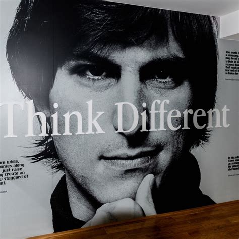 “think Different” Apples Iconic Campaign Steve Jobs Photo Steve