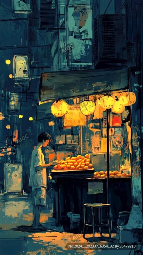 Ai创作图街边小店插画 鱼丸摊插画 年糕店插画 插画小卖铺 夜宵店插画 手绘炸油条店 炒货店插画 腌卤店插画 早点铺手绘插画 小吃街插画 糕点铺插画 米粉店意境画 宵夜插画 插画背影 氛围感