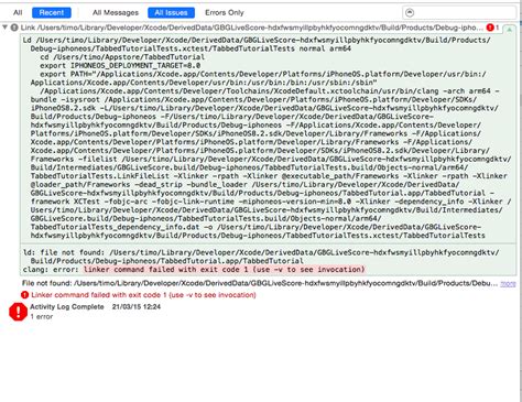 Ios Ld File Not Found After Changing Product Name In Xcode Stack Overflow