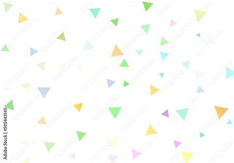 Random Position Triangle Shape With Multicolour With White Background Stock Illustration Adobe