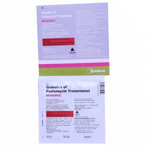 Fosfomycin Gm Granules At Packet Fosfomycin Sachet In Nagpur ID