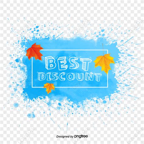 파란색 신선한 가루 그라디언트 일러스트 레이블블루수채화 Png 일러스트 무료 다운로드 Lovepik