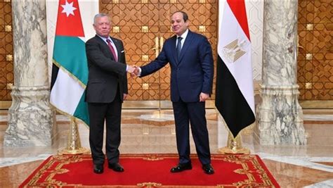 السيسي وملك الأردن يؤكدان ضرورة التنفيذ الكامل لاتفاق وقف إطلاق النار