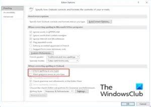 How To Disable Spell Check In Office
