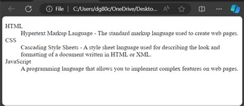 Lists In Html Types Of Lists Scientech Easy