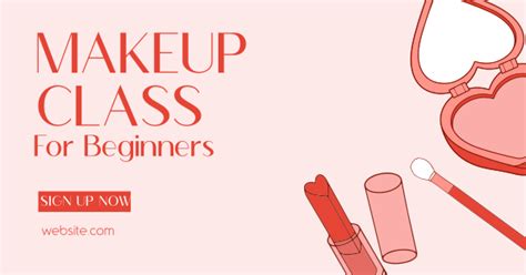 Beginner Make Up Class Facebook Ad Brandcrowd Facebook Ad Maker