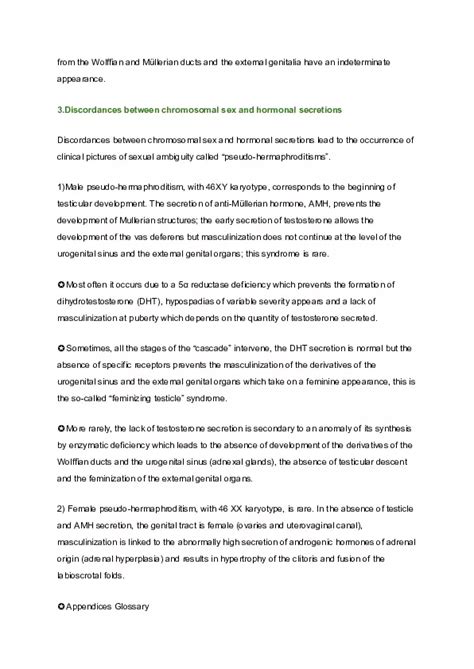 Abnormalities Of Sexual Differentiation Stanford University Edubirdie