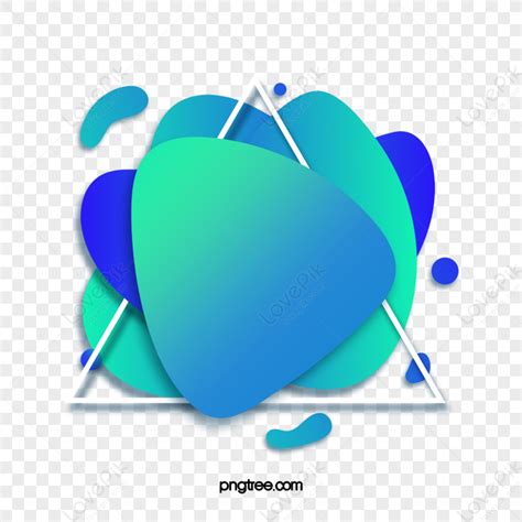 Blue Gradient Triangle Text Boxtextboxcrunchbackdrop Png Image And