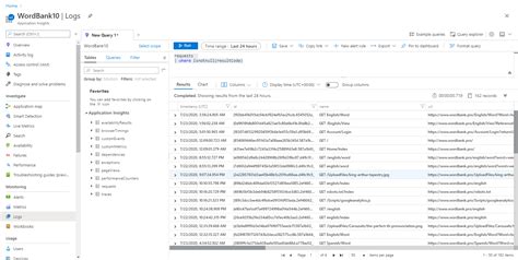 application insights select and filter puresourcecode