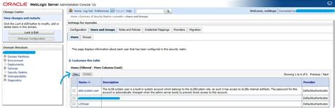 Soalicious 12c Soa How To Create An User In Weblogic Server