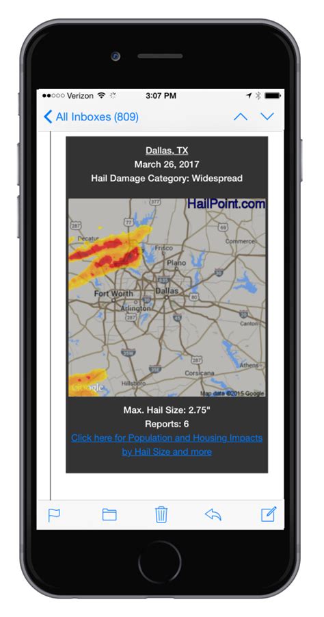 Hail Alerts Free Hail Alerts By Zip Code And City
