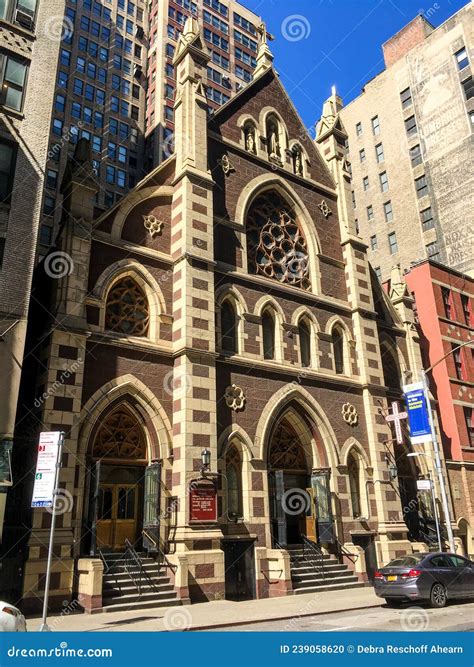 Shrine And Parish Church Of Holy Innocents New York City Editorial Image Image Of Christ
