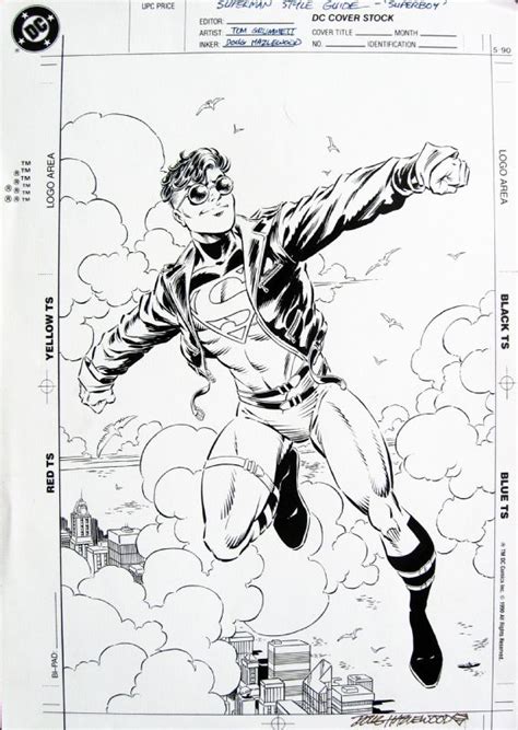 Tom Grummett Superboy Comic Art Comic Art Comic Artist Jim Lee Art